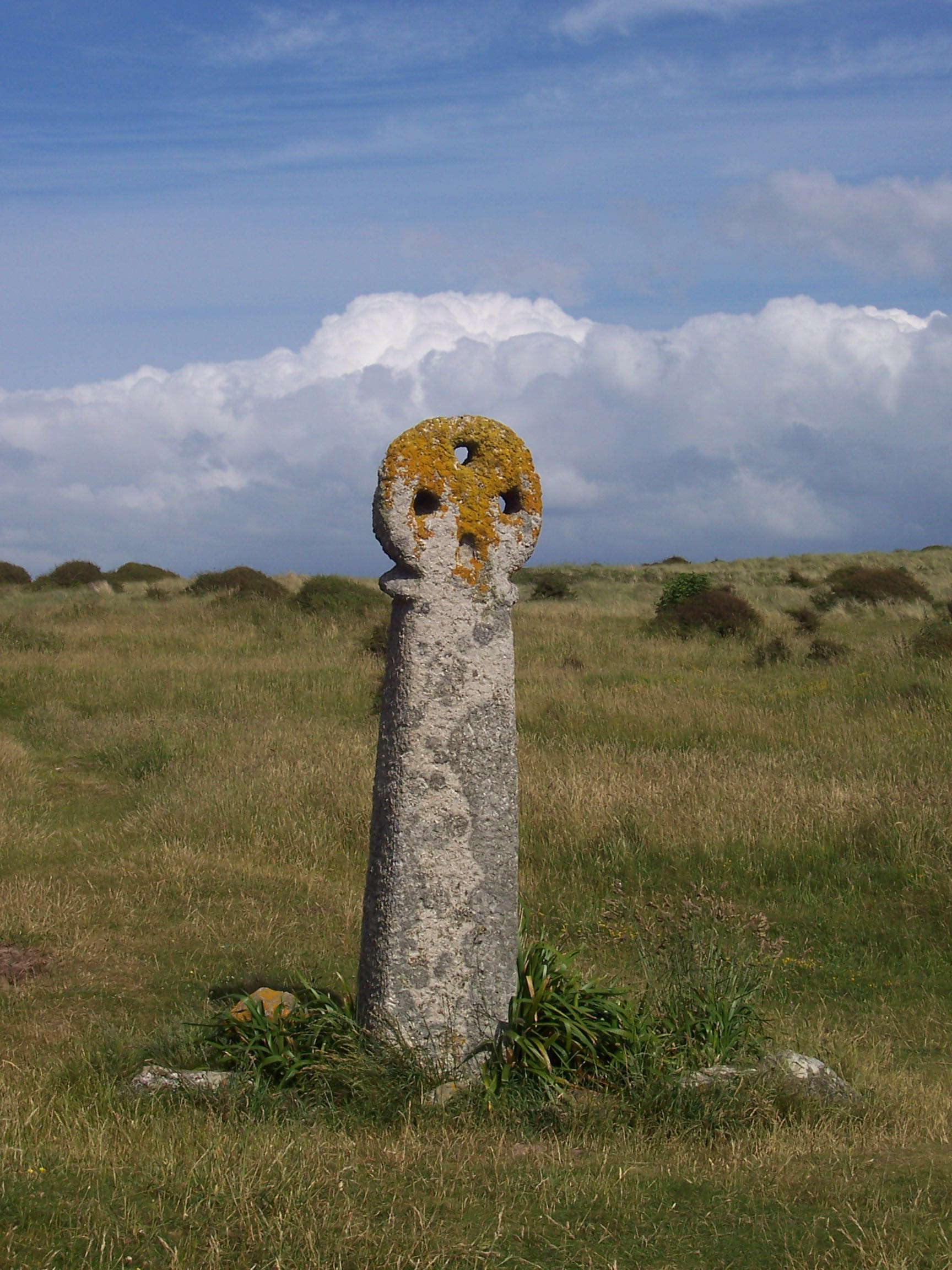 st-pirans-cross-on-the-dunes-above-perranporth-cornwall.-photographer ...